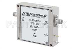 中等功率放大器，P1dB 2 W， 2 GHz - 12 GHz，SMA，增益 35 dB，IP3 40 dBm