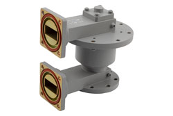 WR-90 300 W Waveguide Rotary Joint in the X Band Frequency range, 9.24 ...