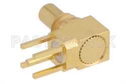 SSMC母头直角型连接器，焊接式，表面封装式PCB