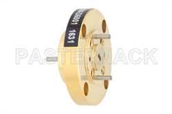 WR-12 波导穿壁式转接头， UG-387/U 圆盖 法兰， 60 GHz ~90 GHz